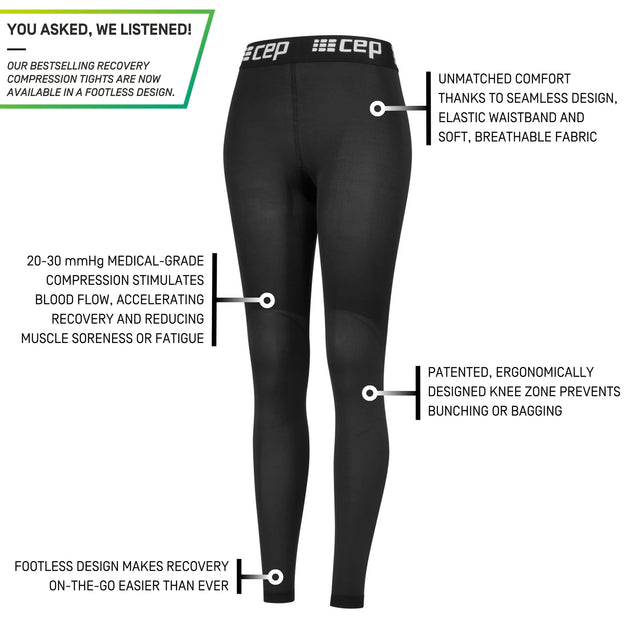 CEP Footless Recovery Compression Tights (20-30 mmHg) | Medity Health