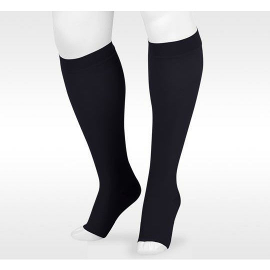Juzo Dynamic Open-Toe Knee-Highs w/ 3.5cm Silicone Band (20-30 mmHg)