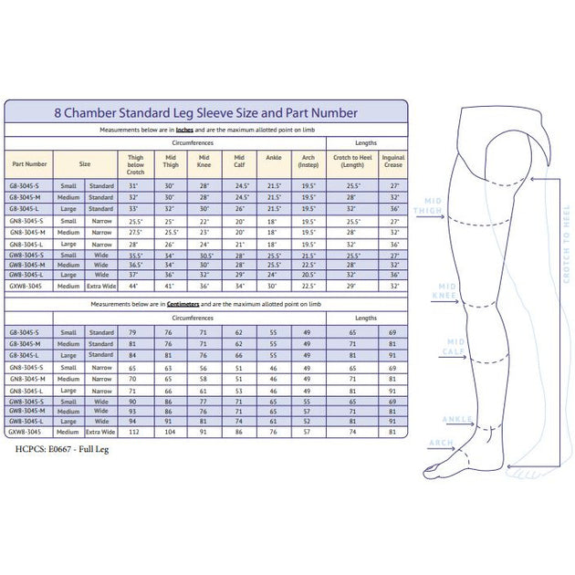 8-Chamber Leg Sleeve | Medity Health