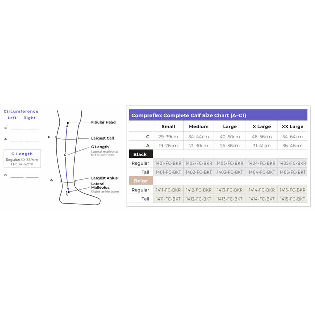 Sigvaris CompreFlex Complete Calf Wrap | Medity Health